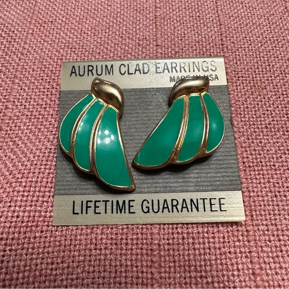 Aurum Clad | Jewelry | Aurum Clad Vintage Gold Electroplated And Jade ...